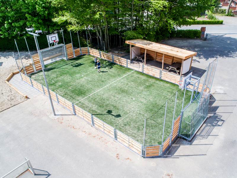 Multibanor för bollsporter som fotboll, basket, volleyboll och innebandy